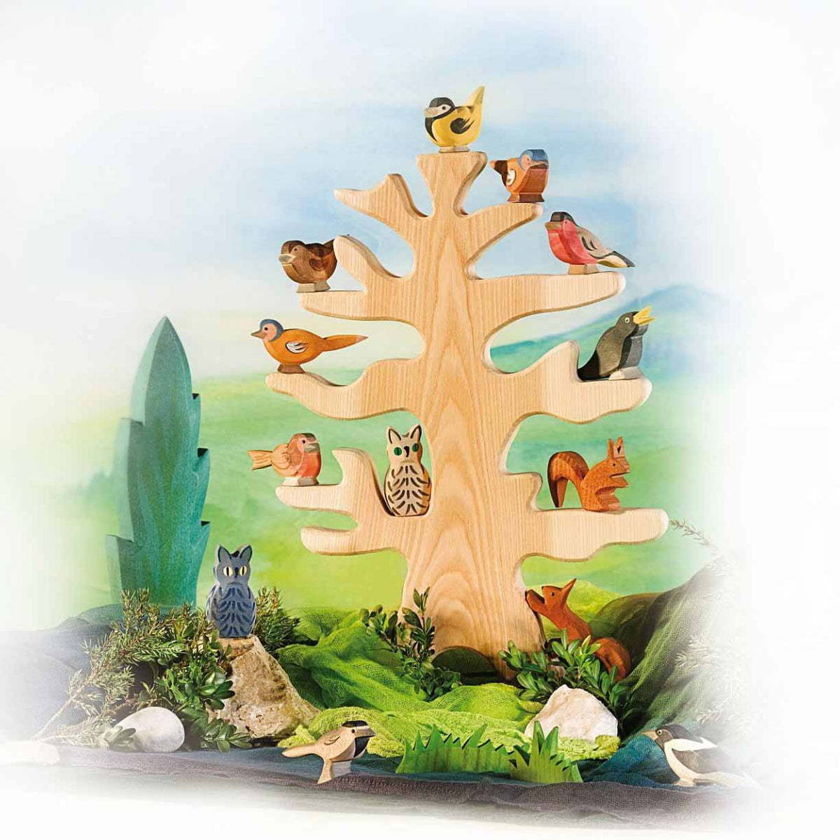 Vogelbaum mit Stütze von Ostheimer (3030) – Menschenskinder